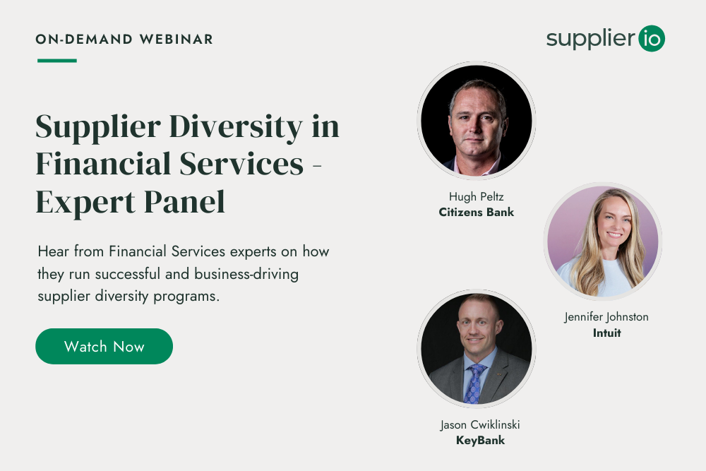 Supplier Diversity in Financial Services - Expert Panel