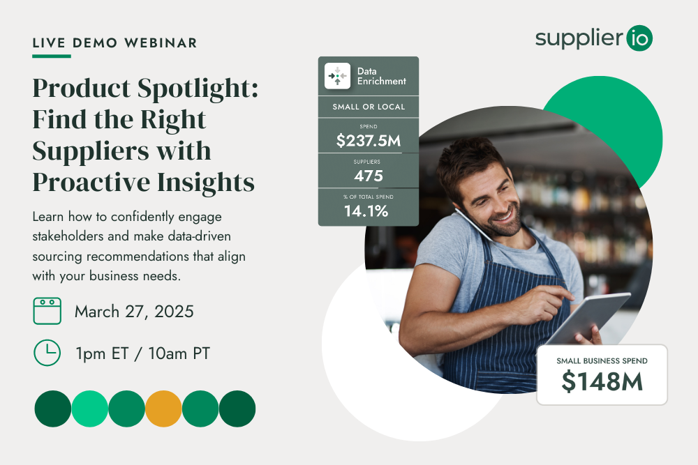 Product Spotlight: Find the Right Suppliers with Proactive Insights